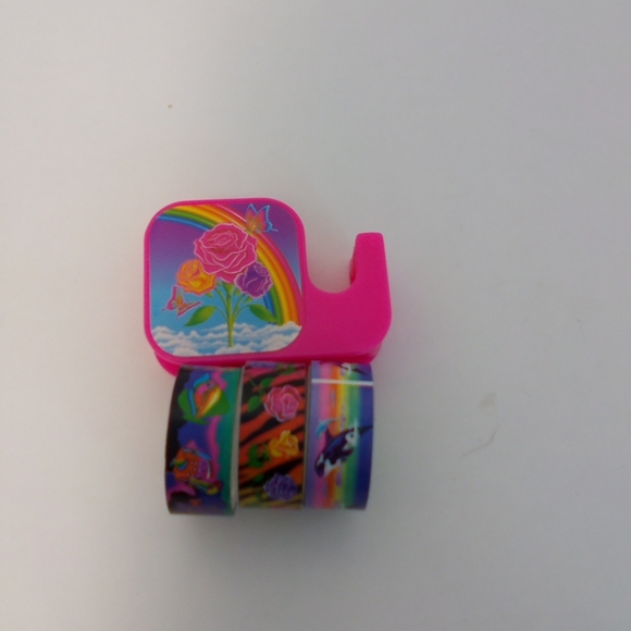 Lisa Frank | Office | Vintage Lisa Frank Roses Tape Dispenser And Tape ...